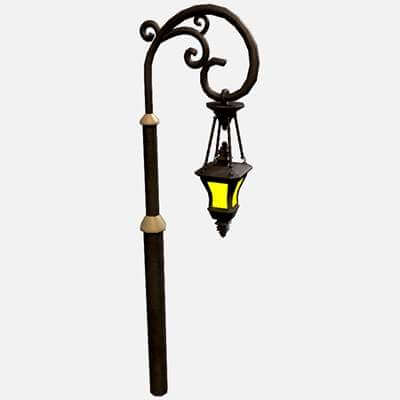 Lamp Post - 3D Model by castleblack