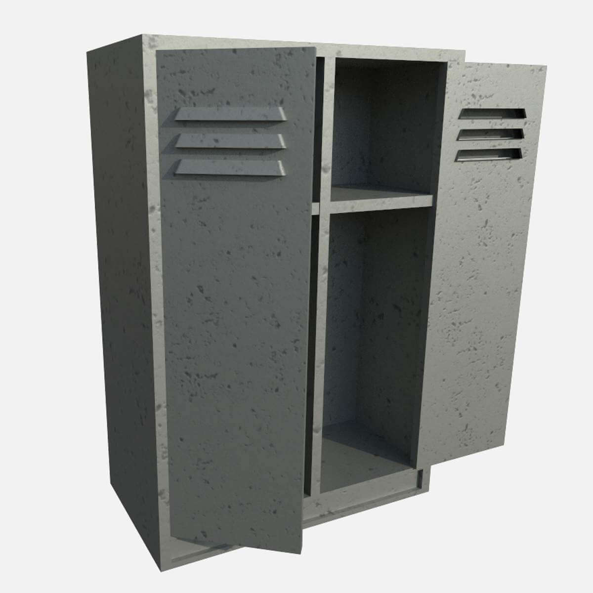 Locker - 3D Model by castleblack