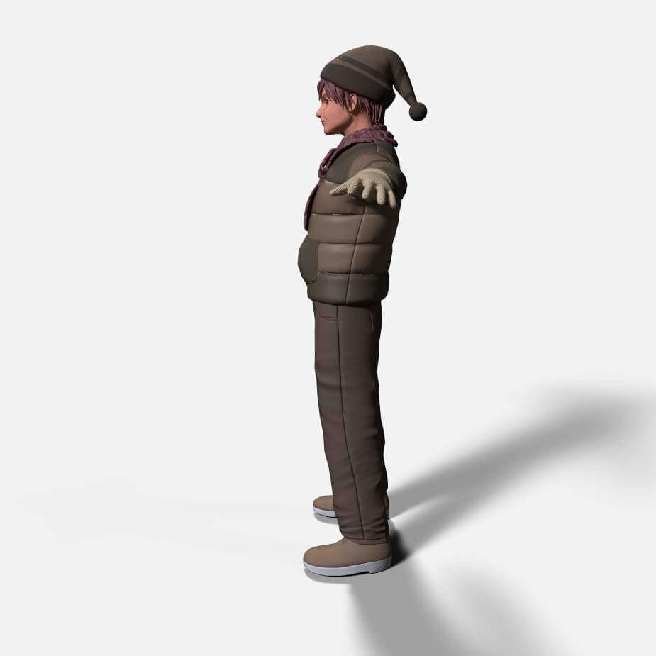 Male Character - 3D Model by castleblack