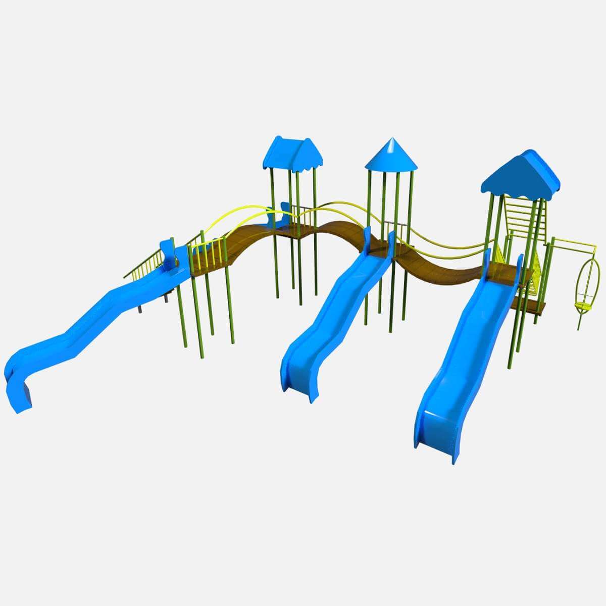 Park Slide - 3D Model by castleblack