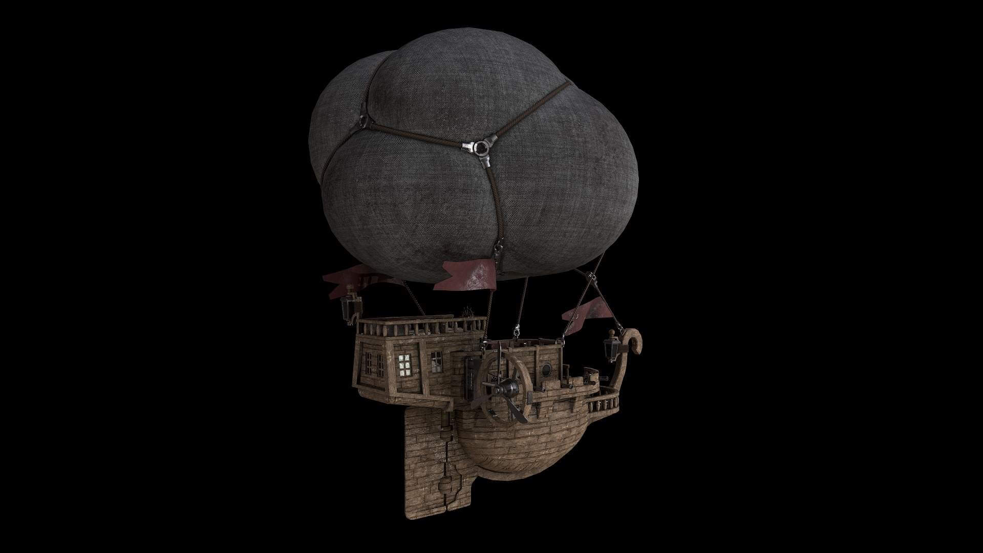 Airship fantasy - 3D Model by cat007