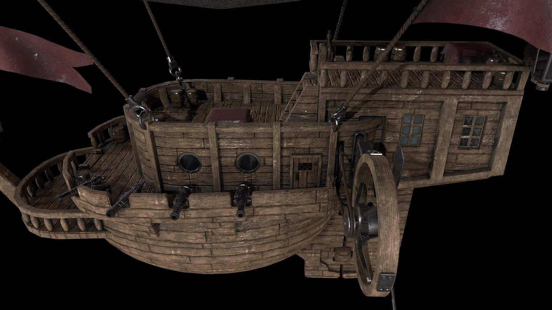 Airship fantasy - 3D Model by cat007