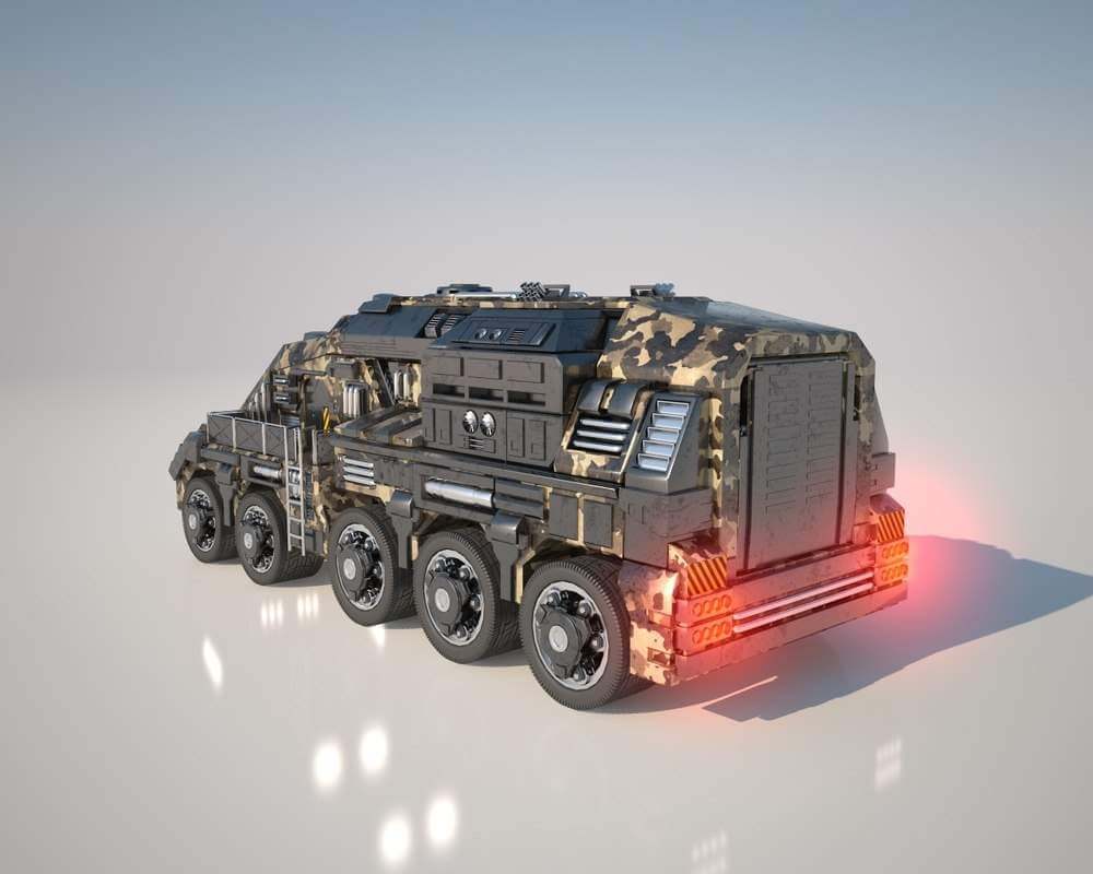 Large Truck - 3D Model by cat007
