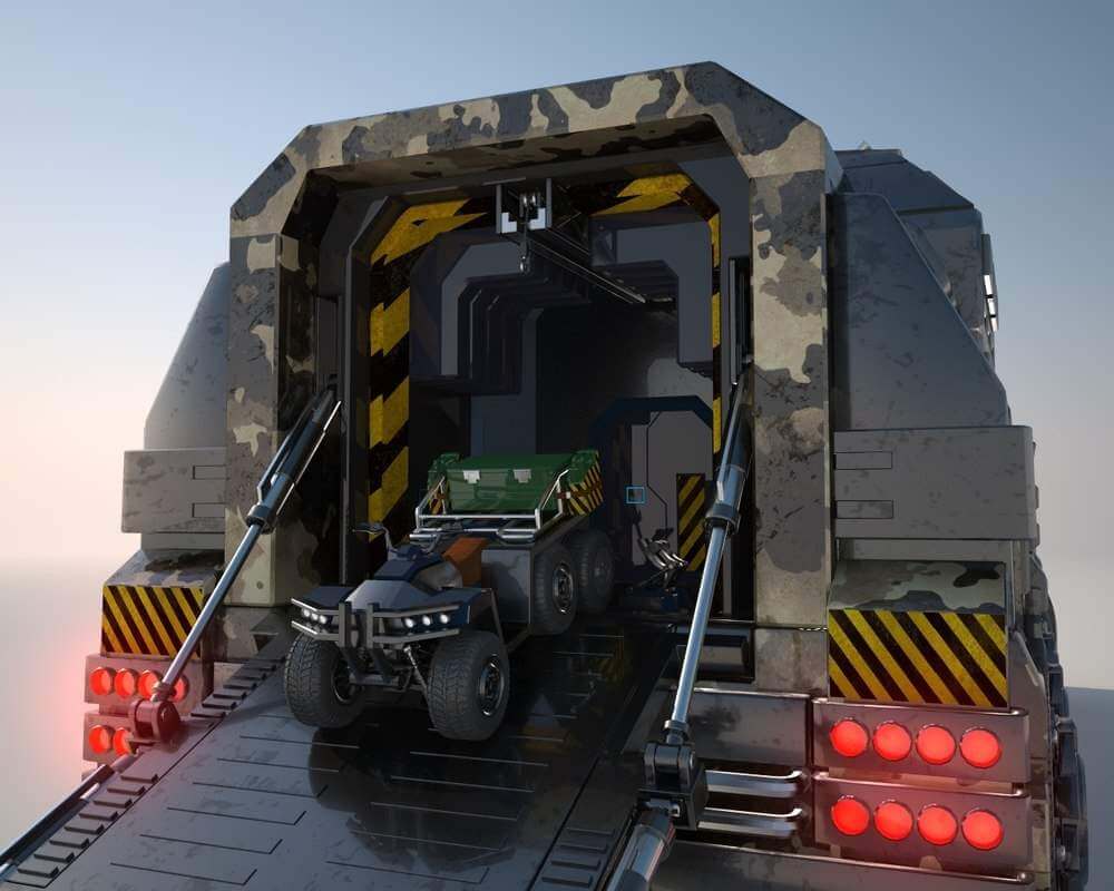 Large Truck - 3D Model by cat007