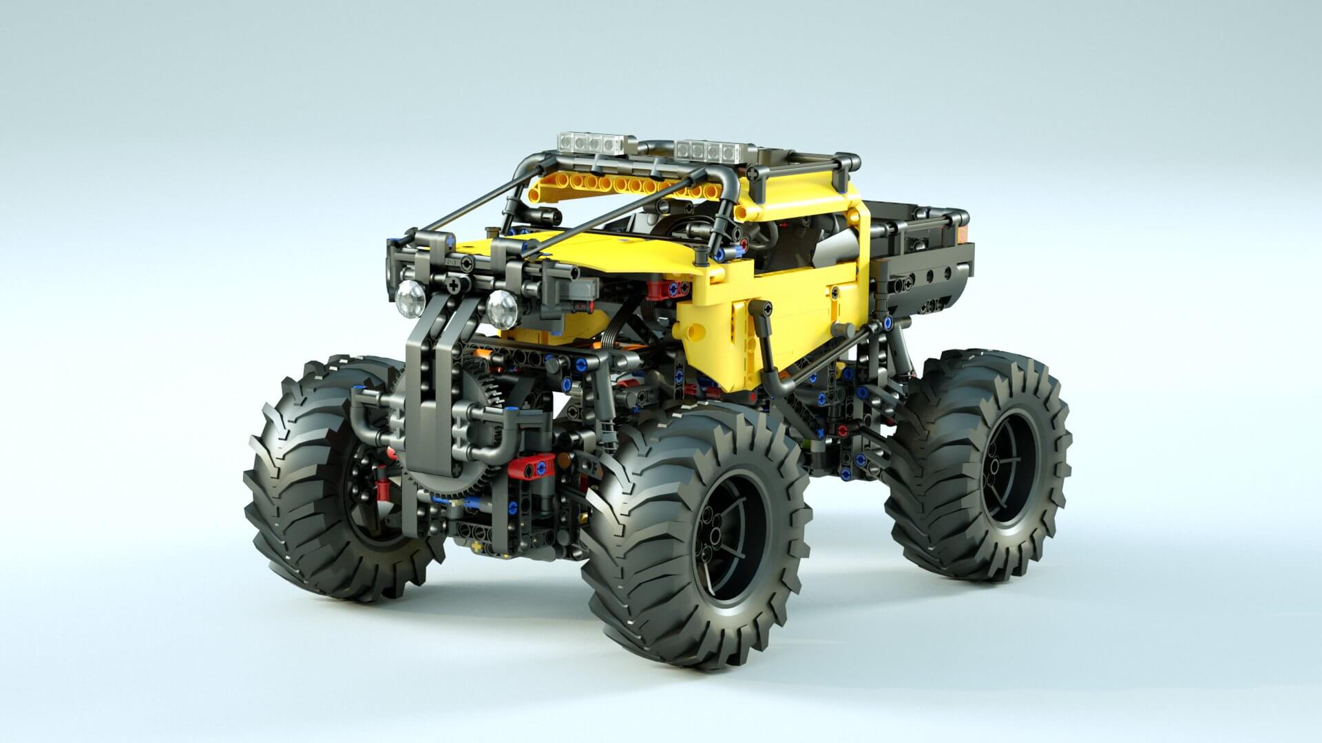 LEGO 4x4 Off-Roader 3D Model by cat007