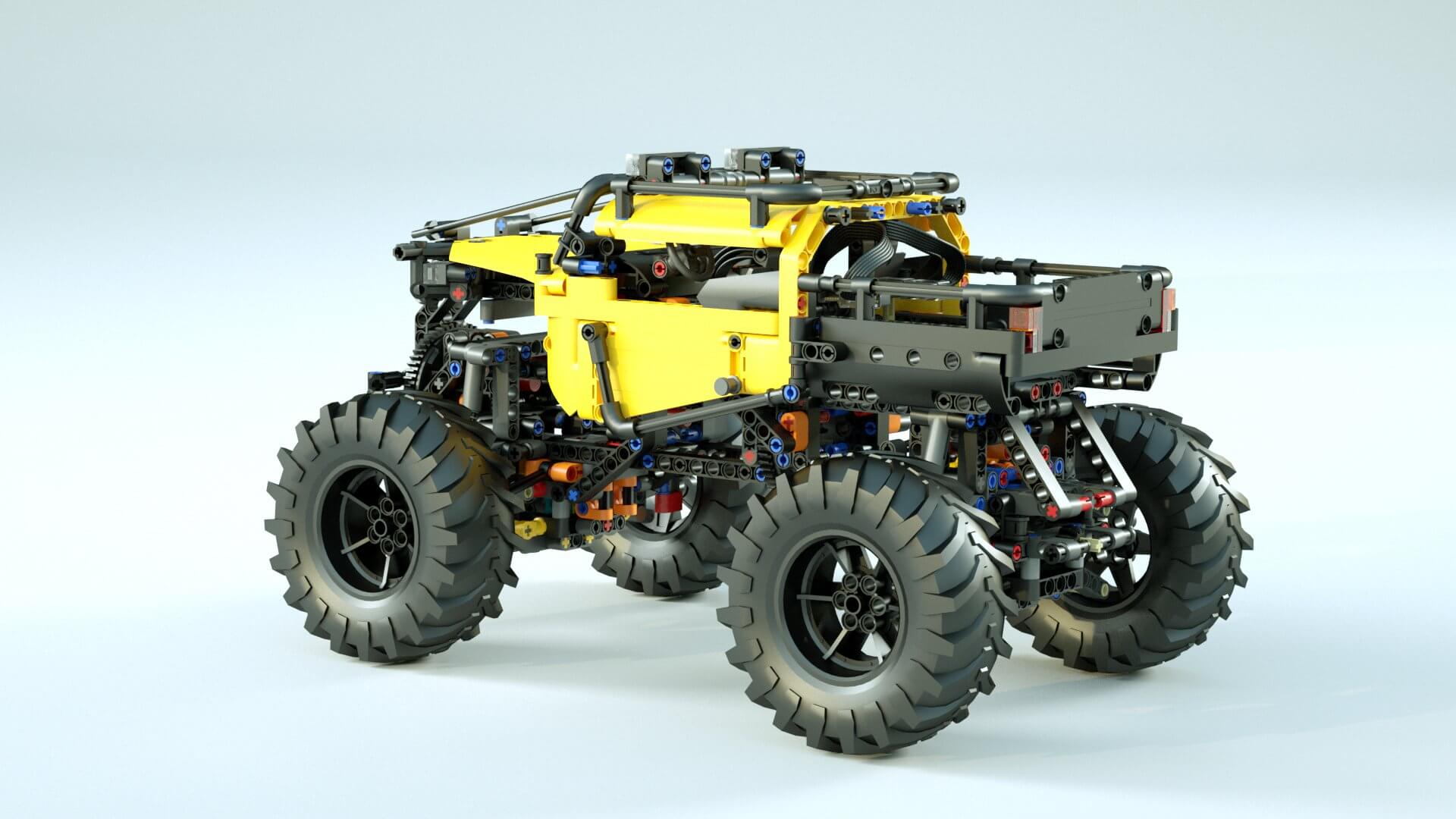 LEGO 4x4 Off-Roader 3D Model by cat007