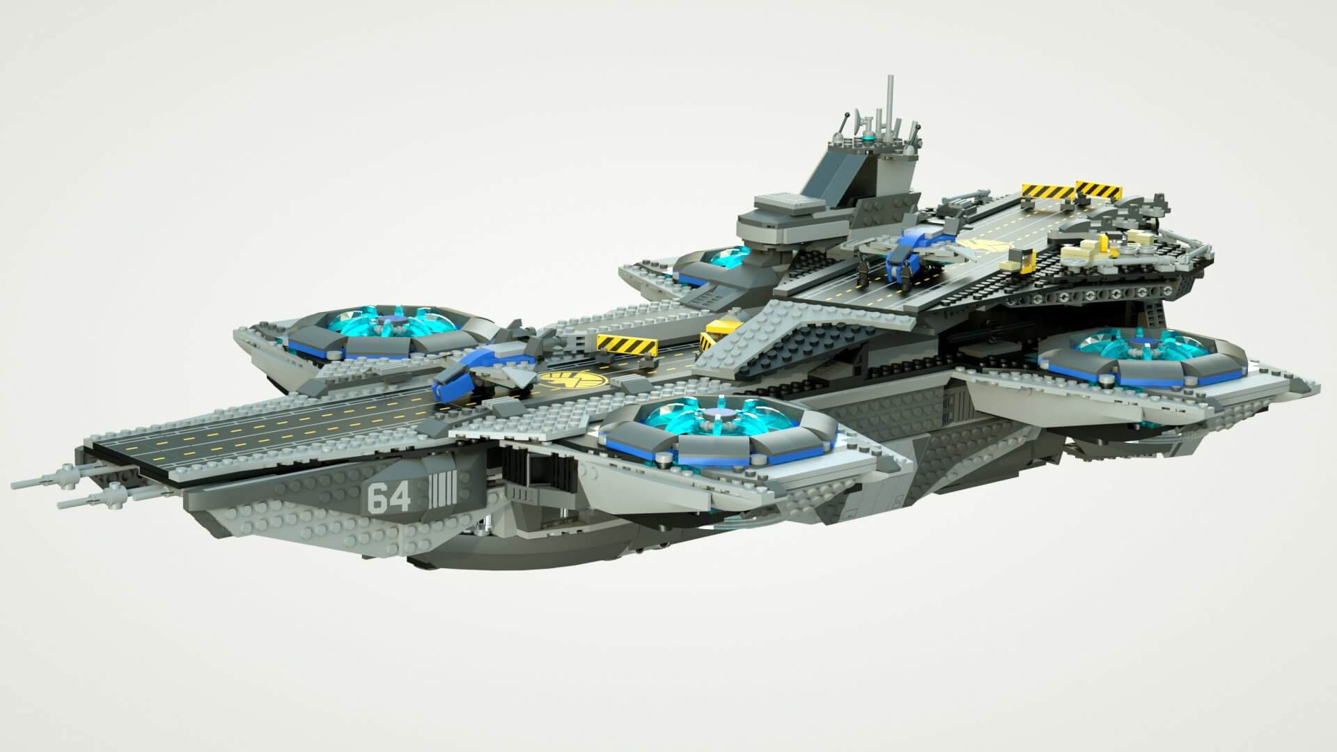 LEGO Airship - 3D Model by cat007