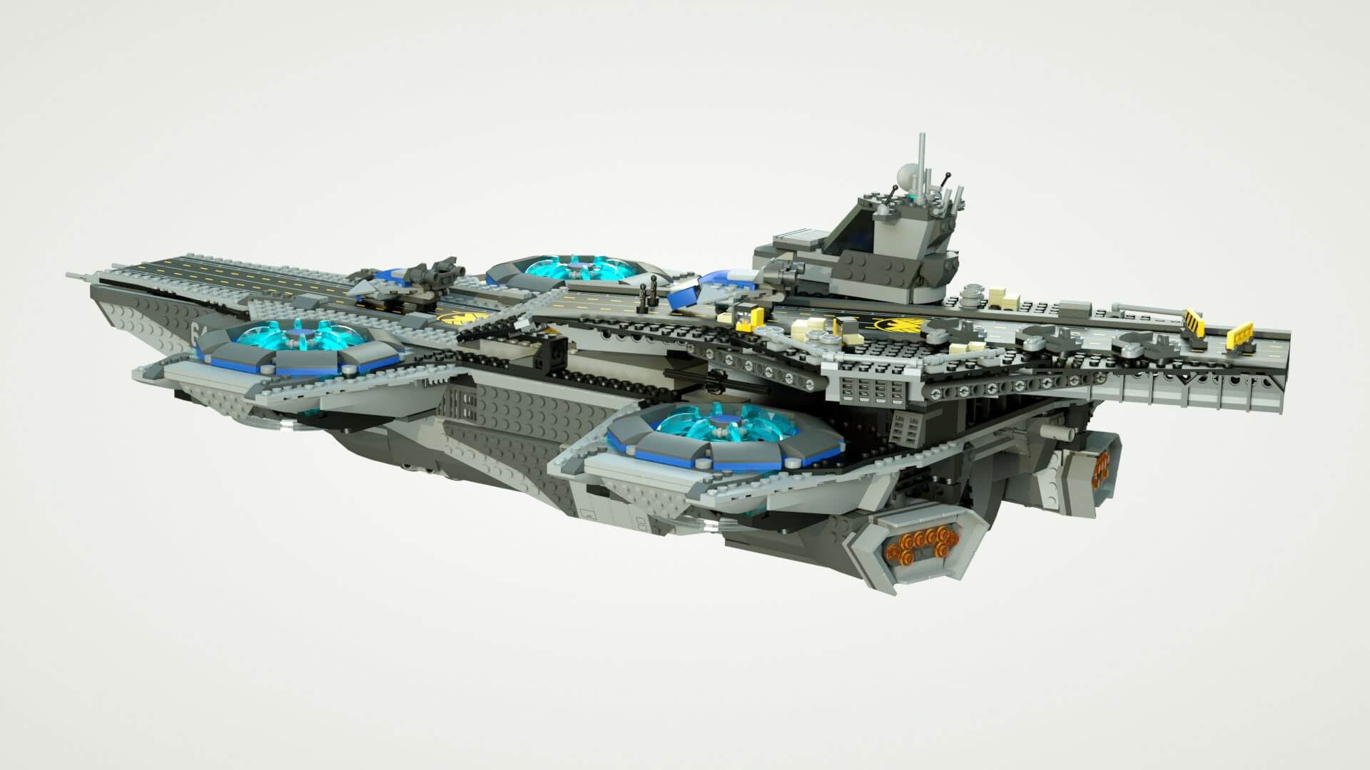 LEGO Airship - 3D Model by cat007