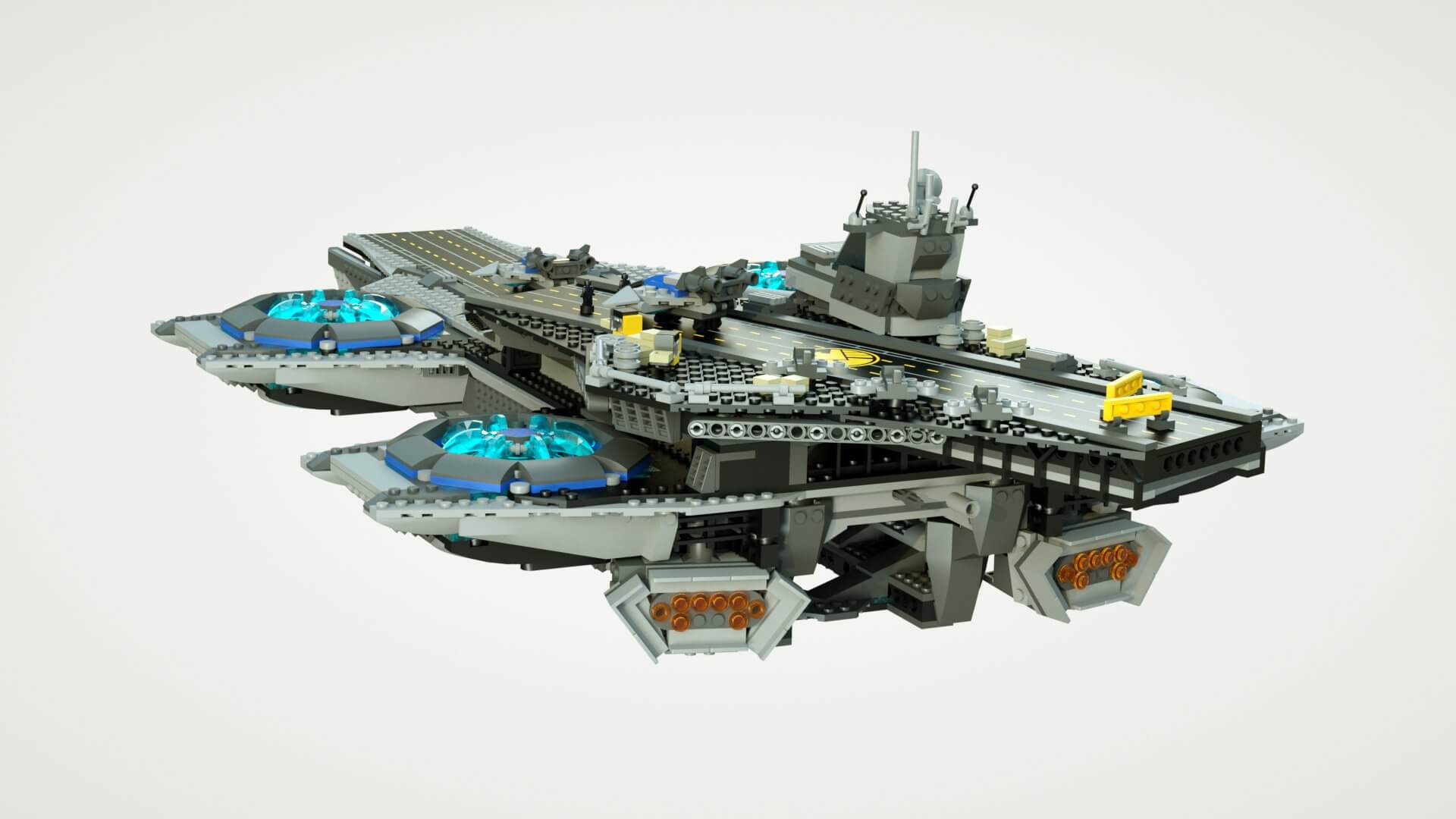 LEGO Airship - 3D Model by cat007