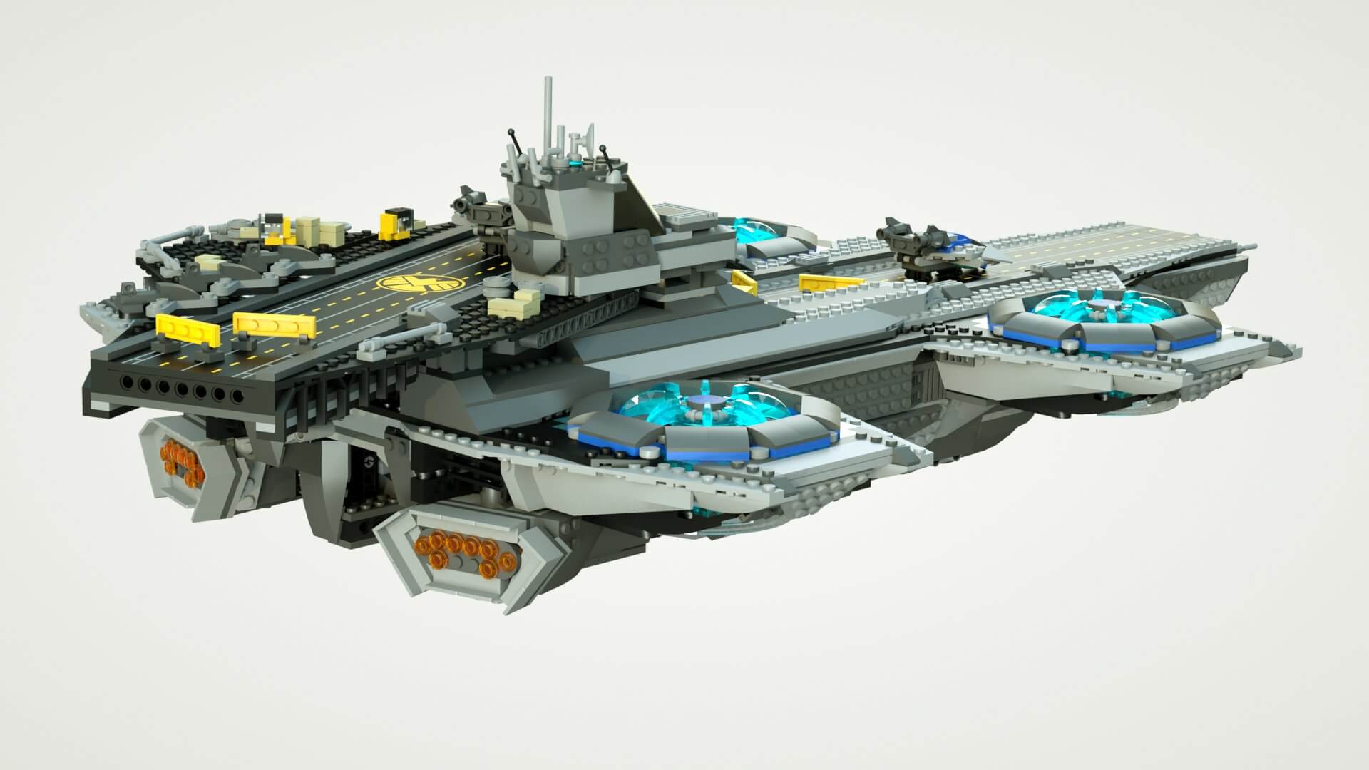 LEGO Airship - 3D Model by cat007