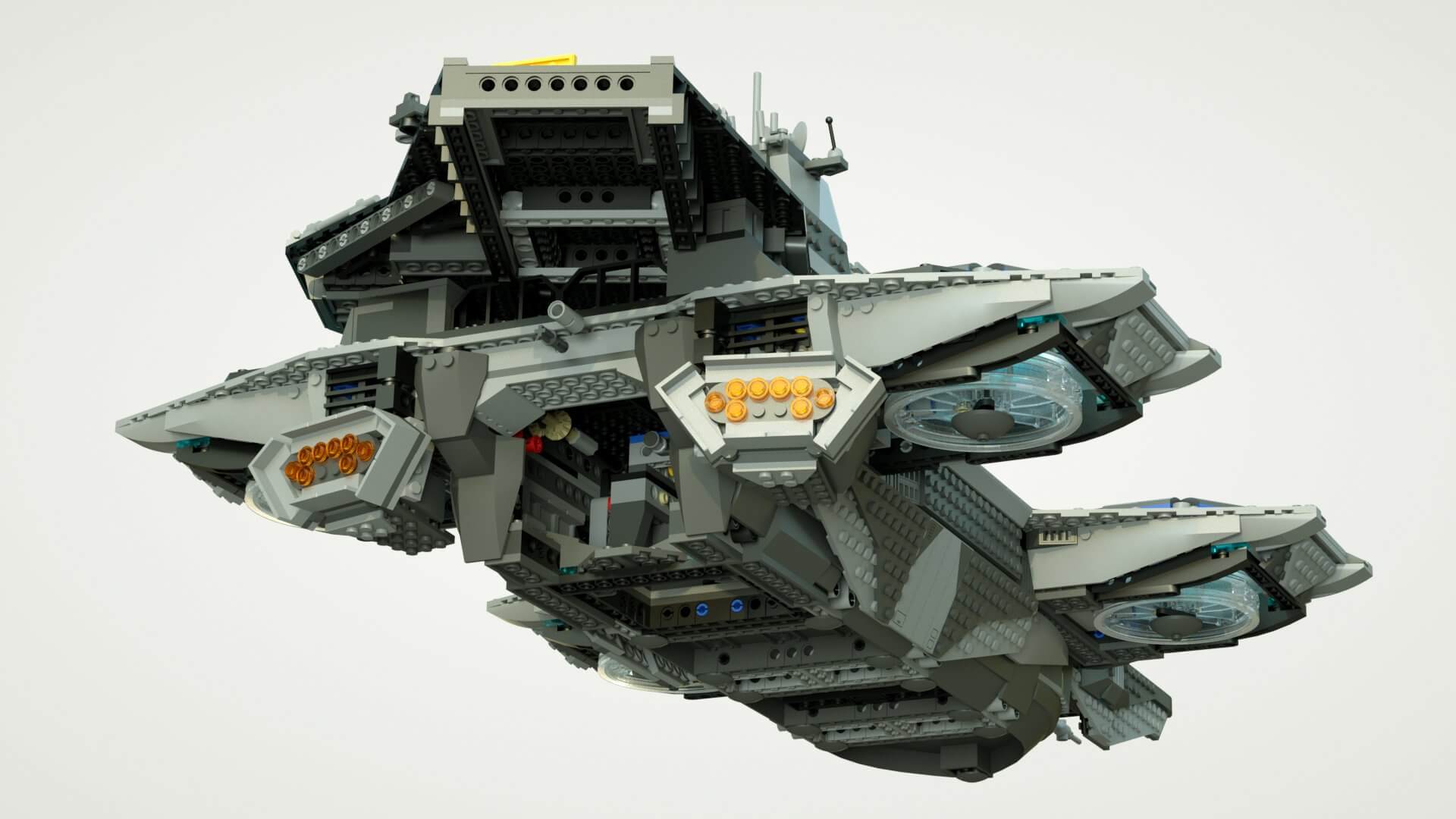 LEGO Airship - 3D Model by cat007