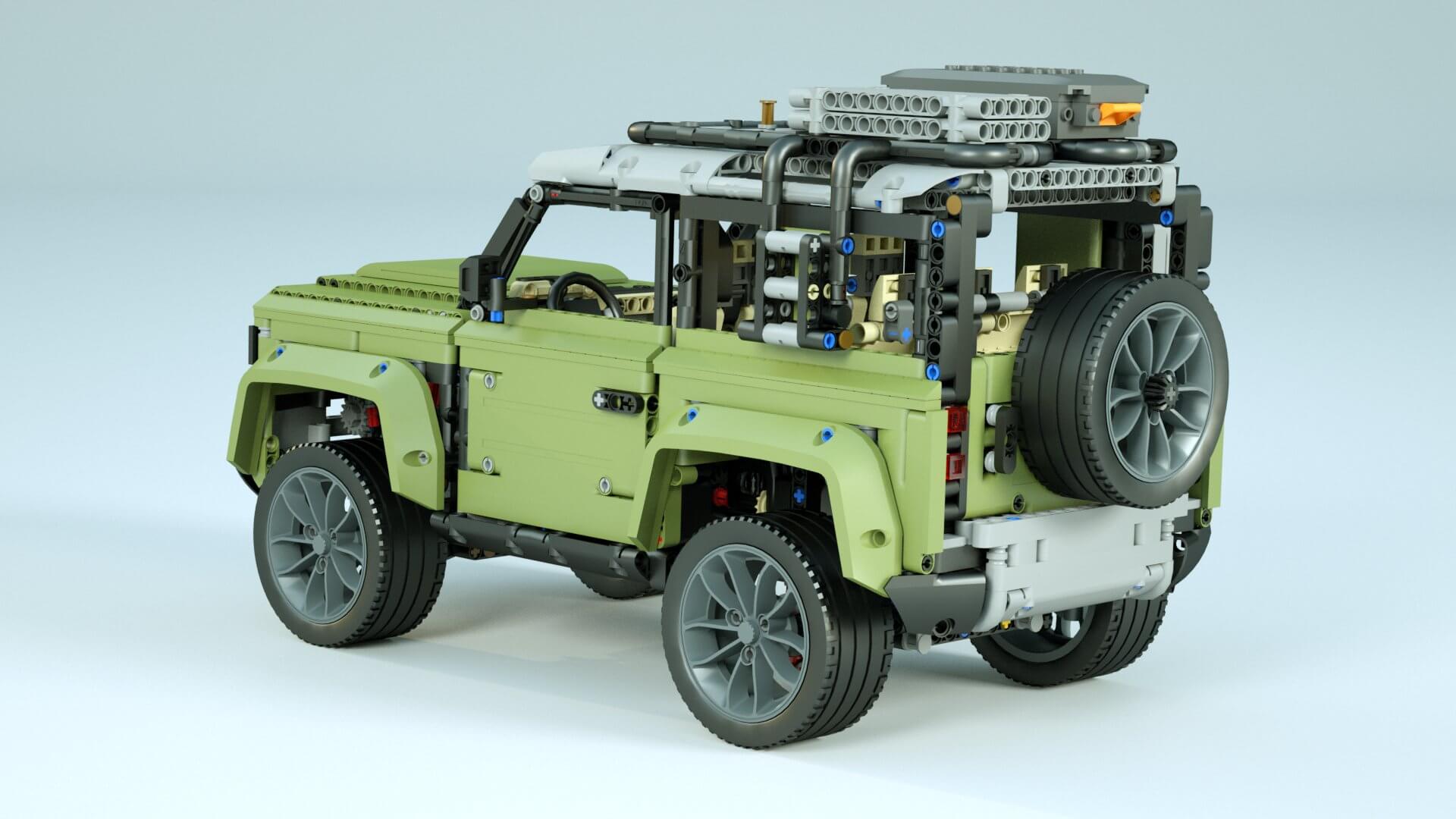LEGO Jeep 4x4 - 3D Model by cat007
