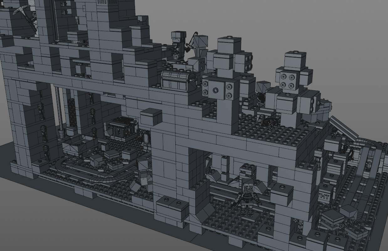 Lego Minecraft - 3D Model by cat007