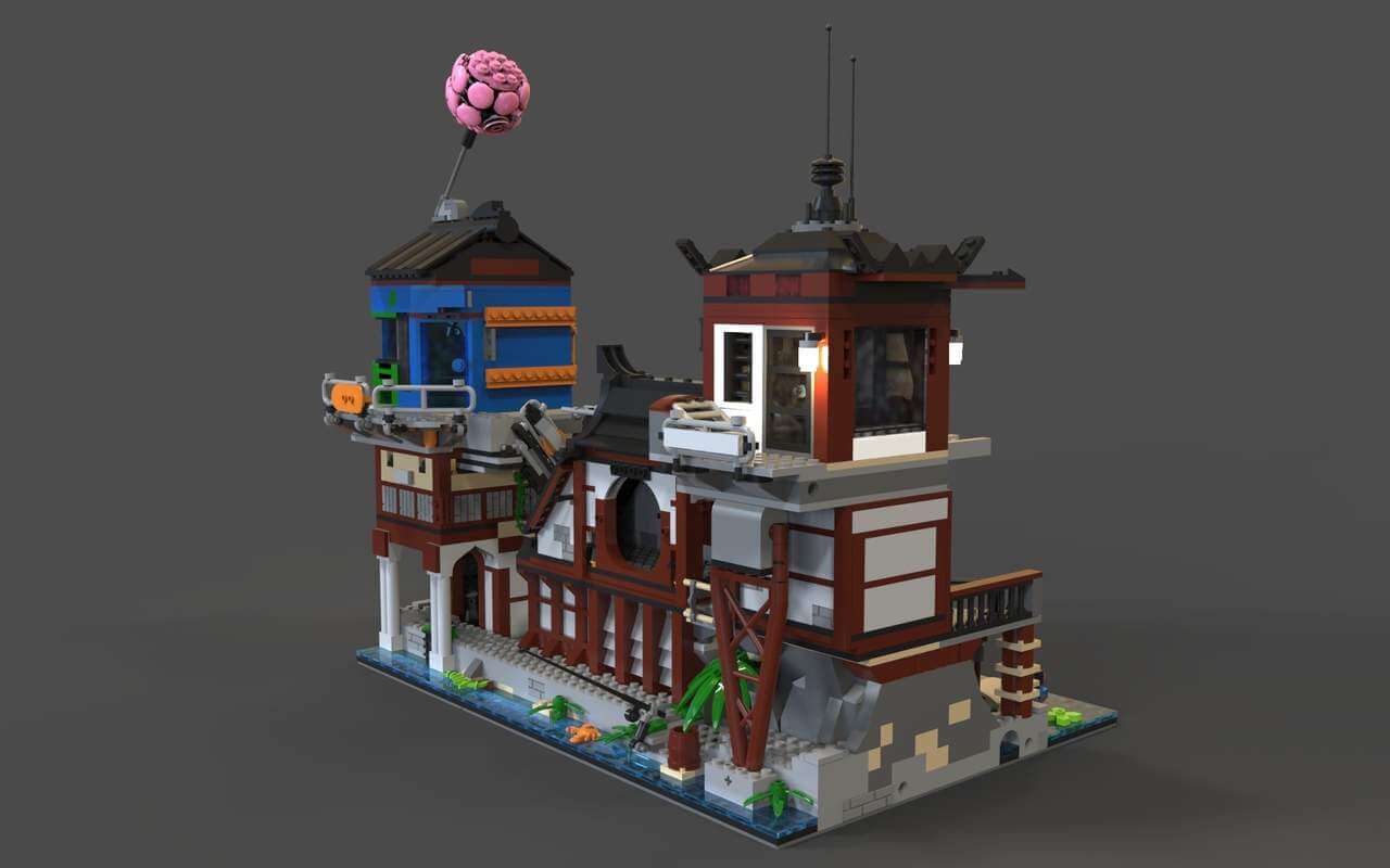 Lego Ninjago City - 3D Model by cat007