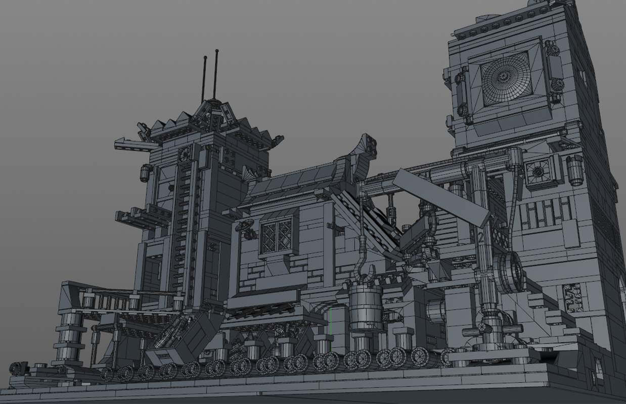 Lego Ninjago City - 3D Model by cat007