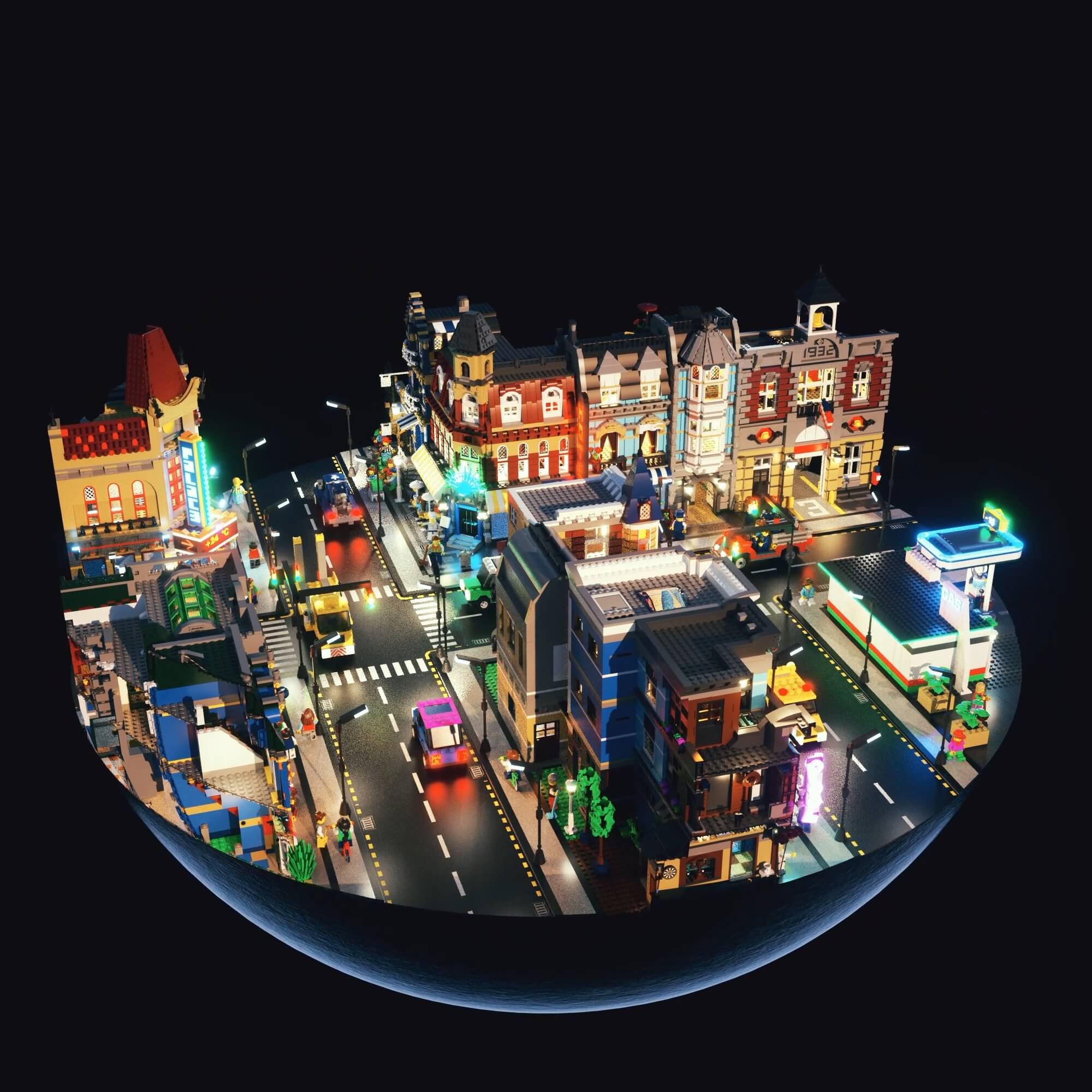 LEGO Planet - 3D Model by cat007