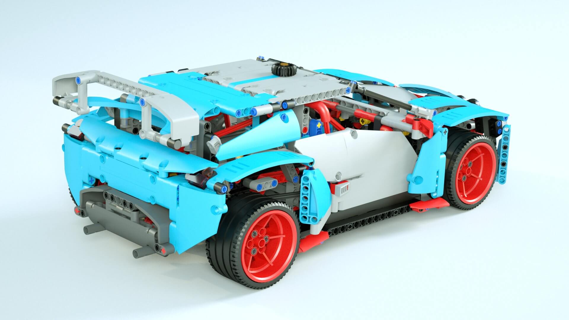 LEGO Rally Car - 3D Model by cat007