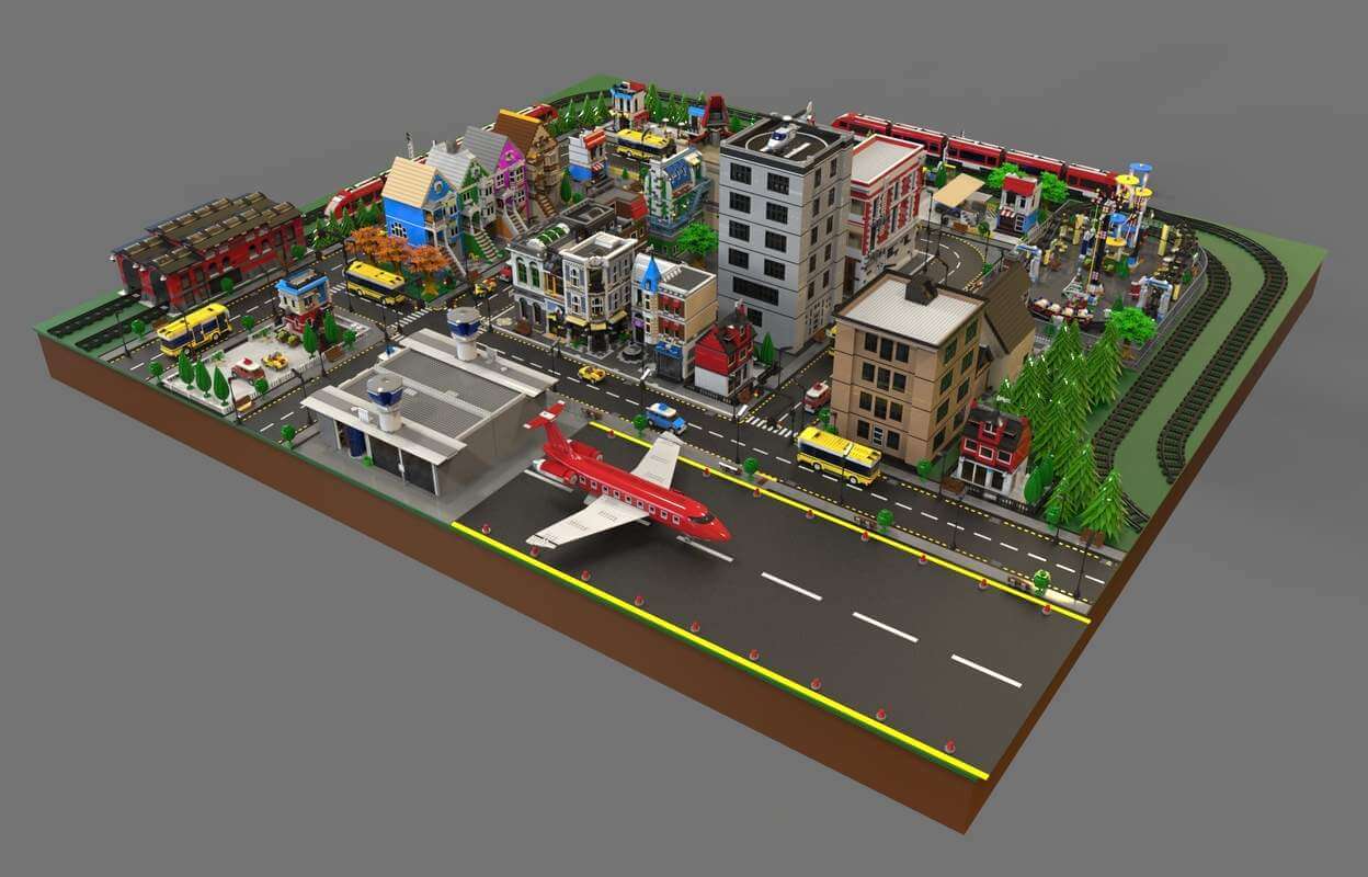 Lego City NEW - 3D Model by cat007