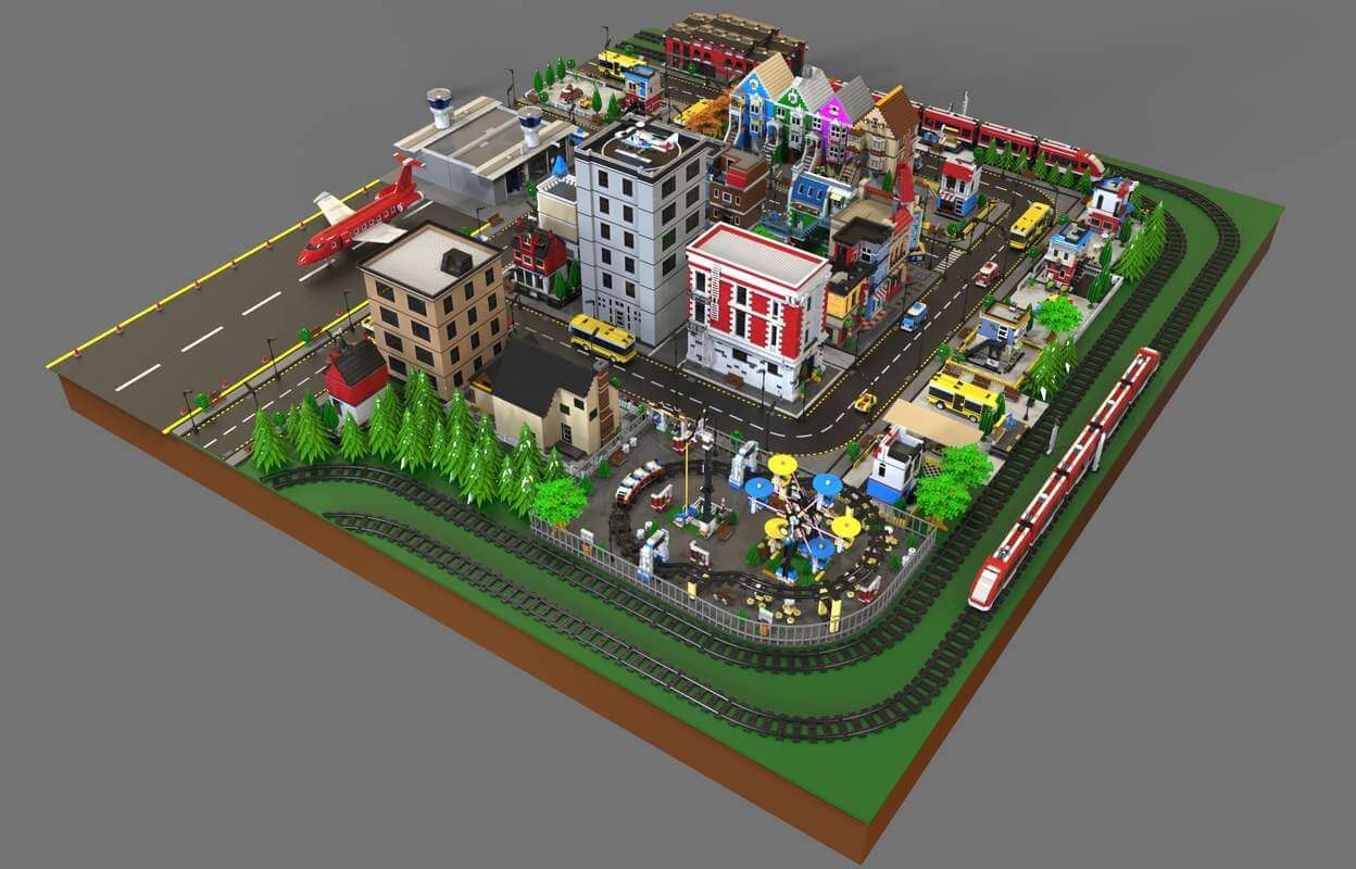 Lego City NEW - 3D Model by cat007