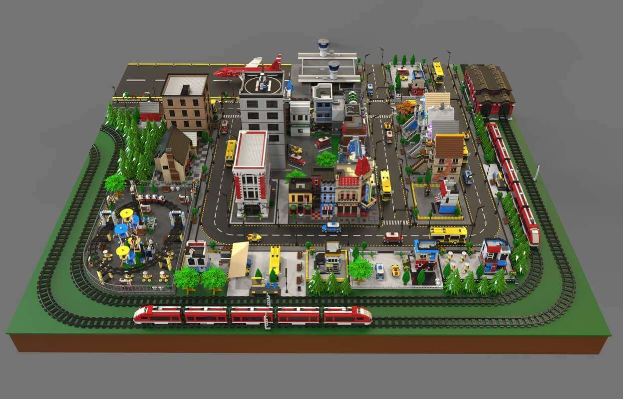 Lego City NEW - 3D Model by cat007