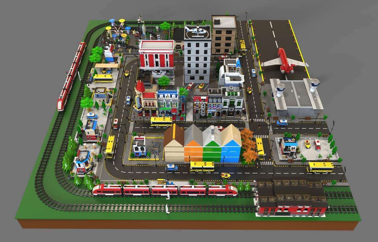 Lego City NEW - 3D Model by cat007