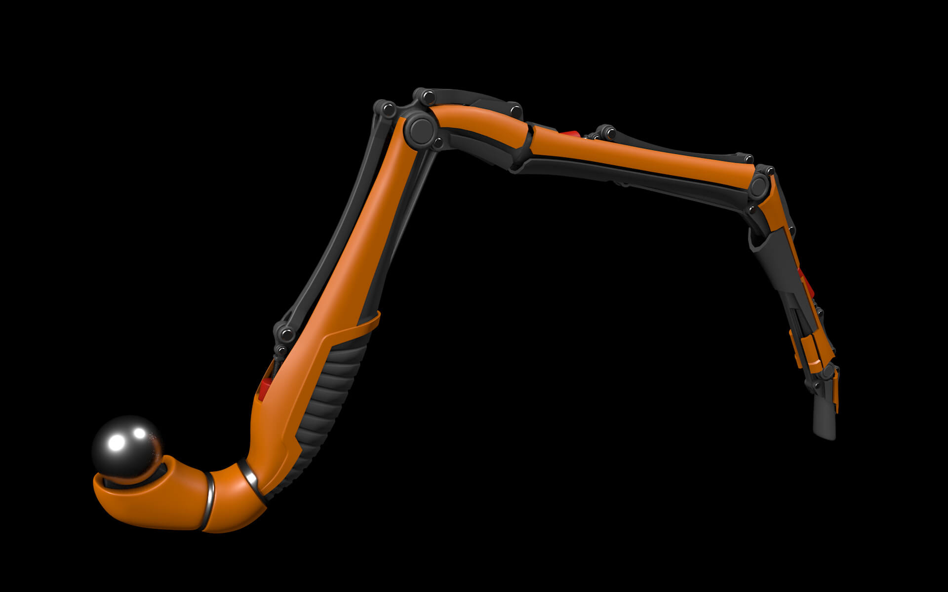 Robot Leg ant - 3D Model by cat007