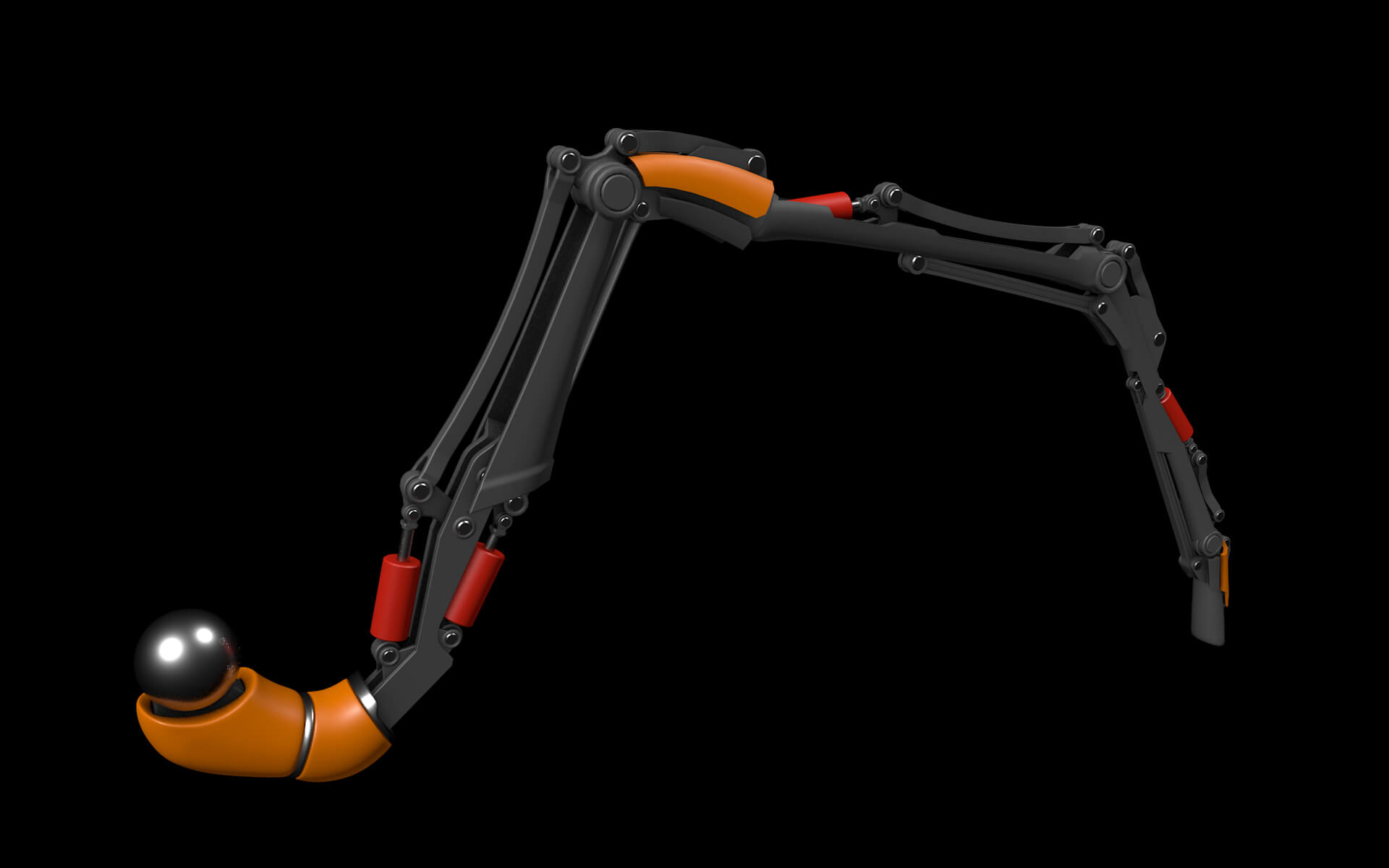 Robot Leg ant - 3D Model by cat007