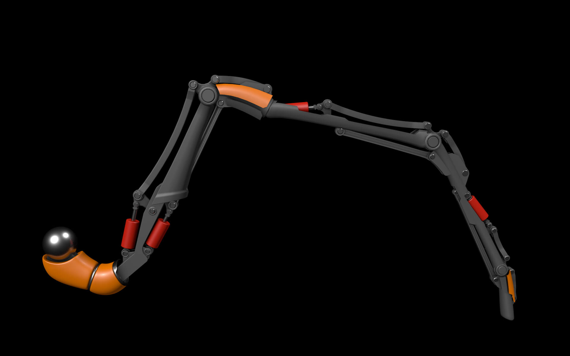 Robot Leg ant - 3D Model by cat007