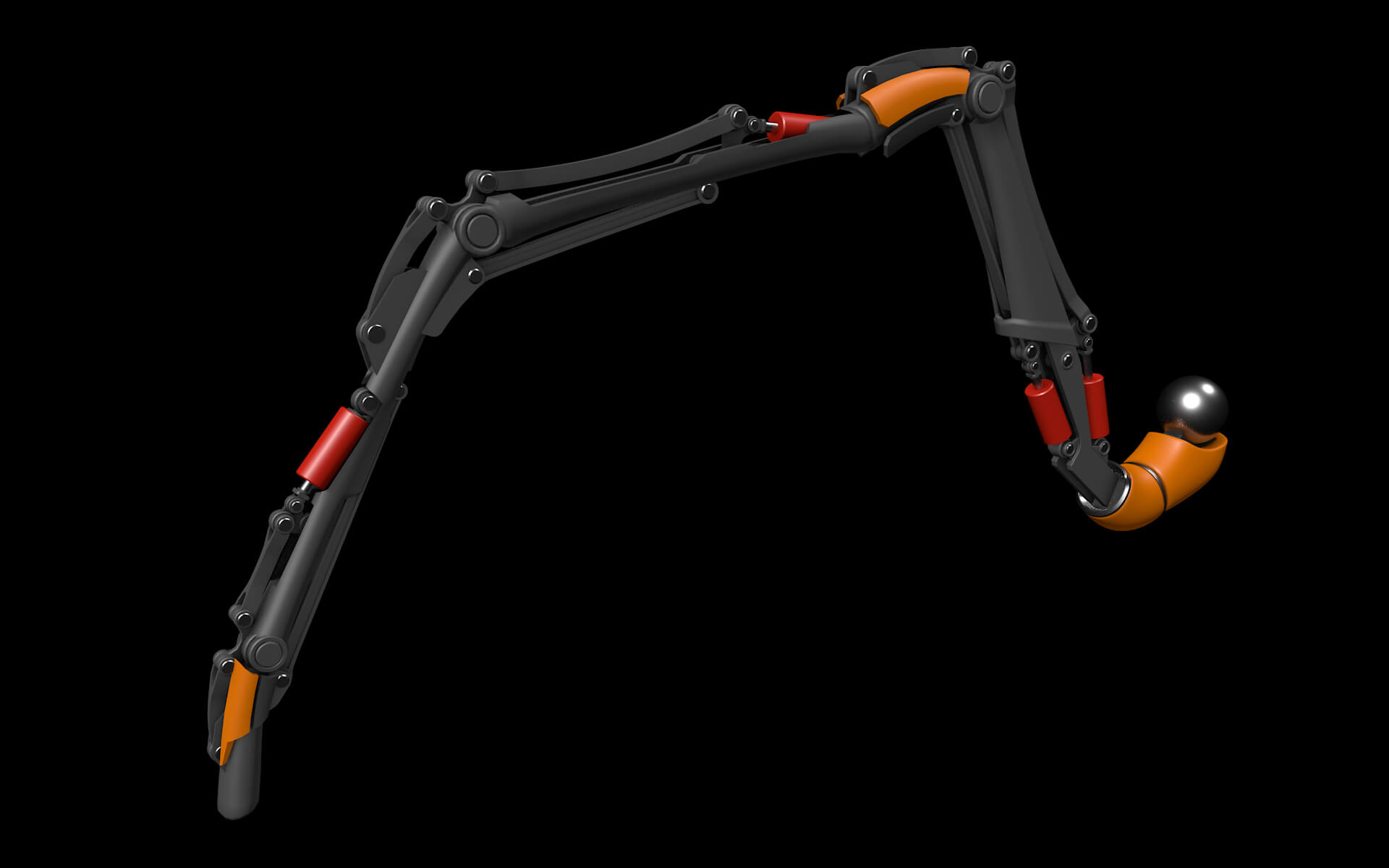 Robot Leg ant - 3D Model by cat007