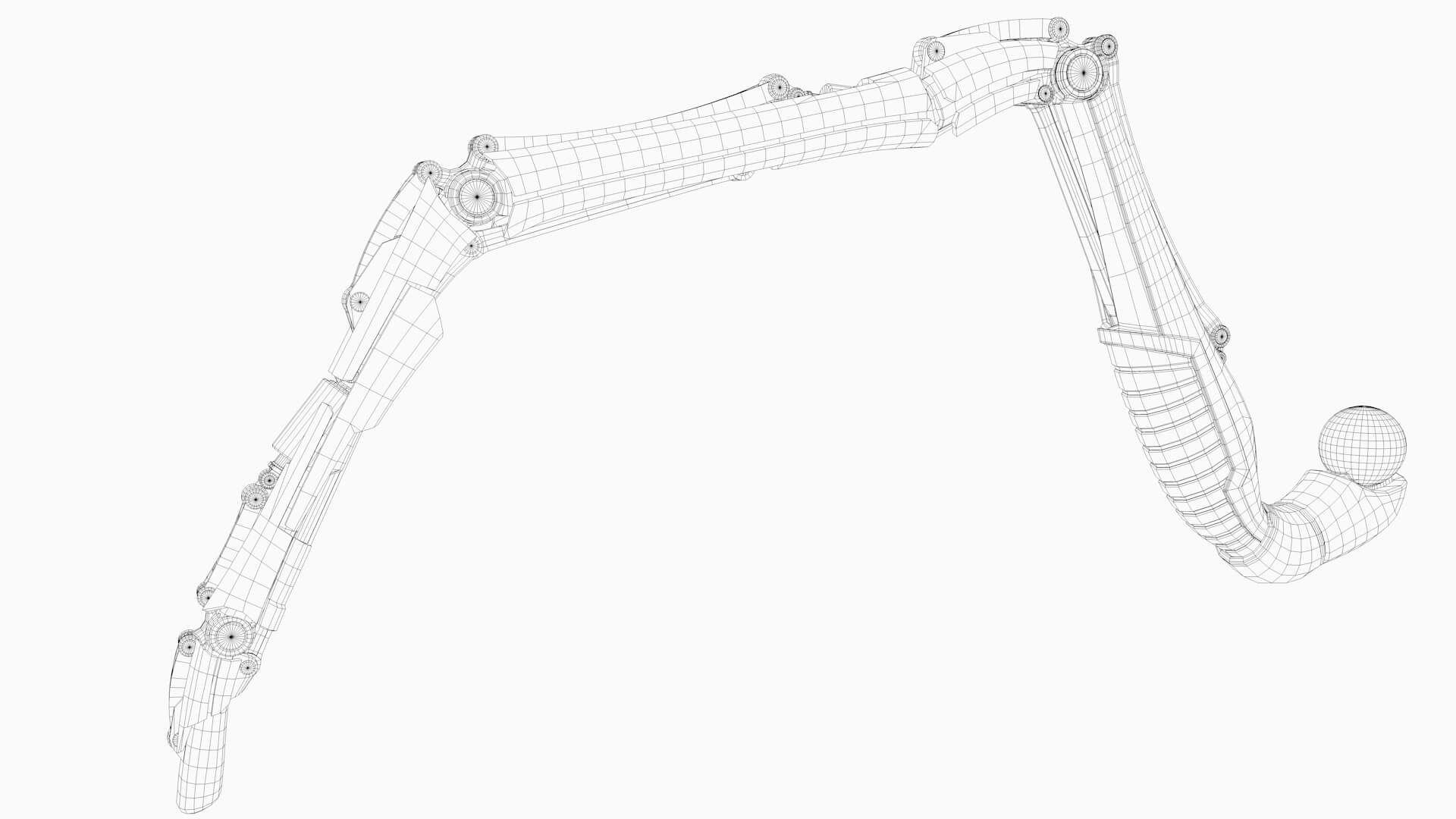 Robot Leg ant - 3D Model by cat007