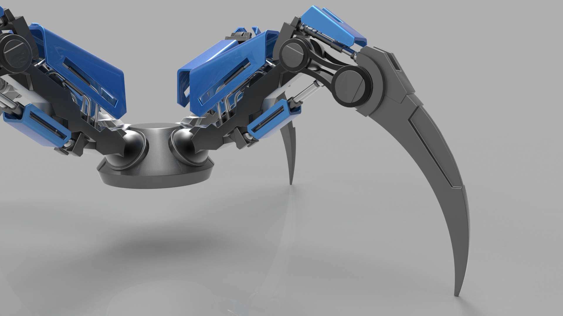 Robot Legs - 3D Model by cat007