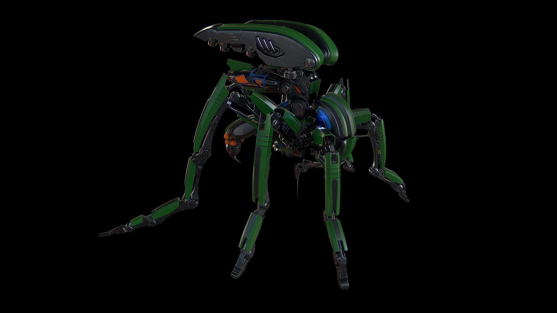 Robot Mosquito - 3D Model by cat007