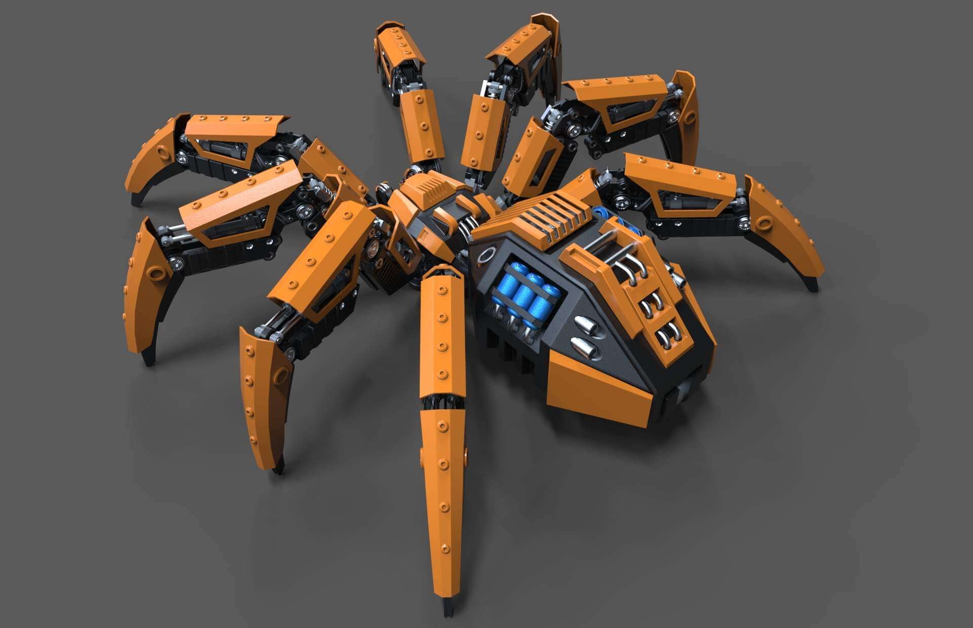Robot Spider - 3D Model by cat007