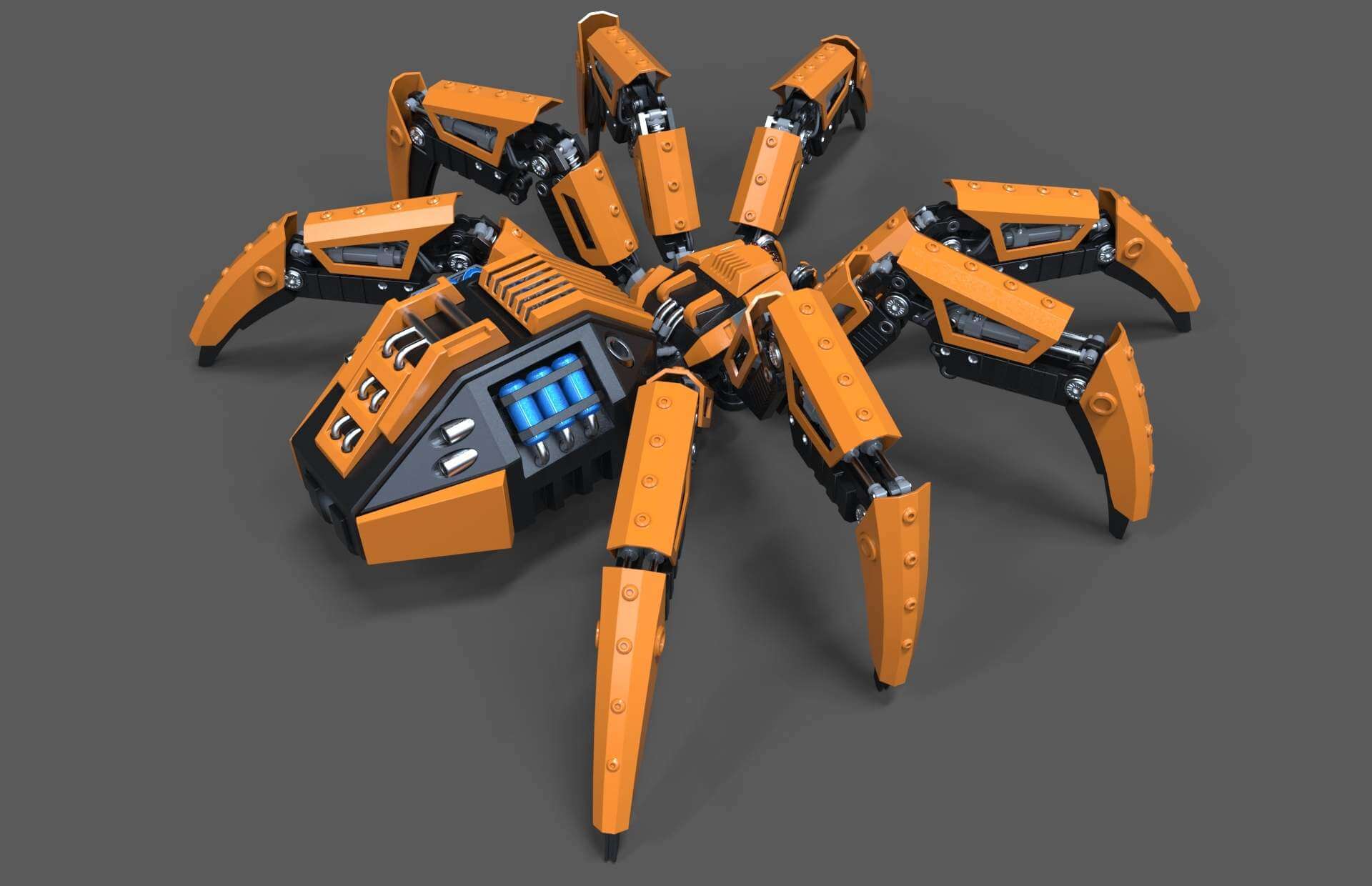 Robot Spider - 3D Model by cat007