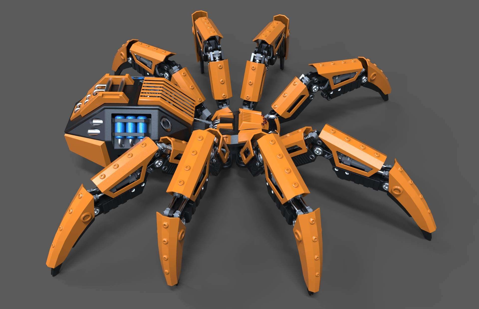 Robot Spider - 3D Model by cat007