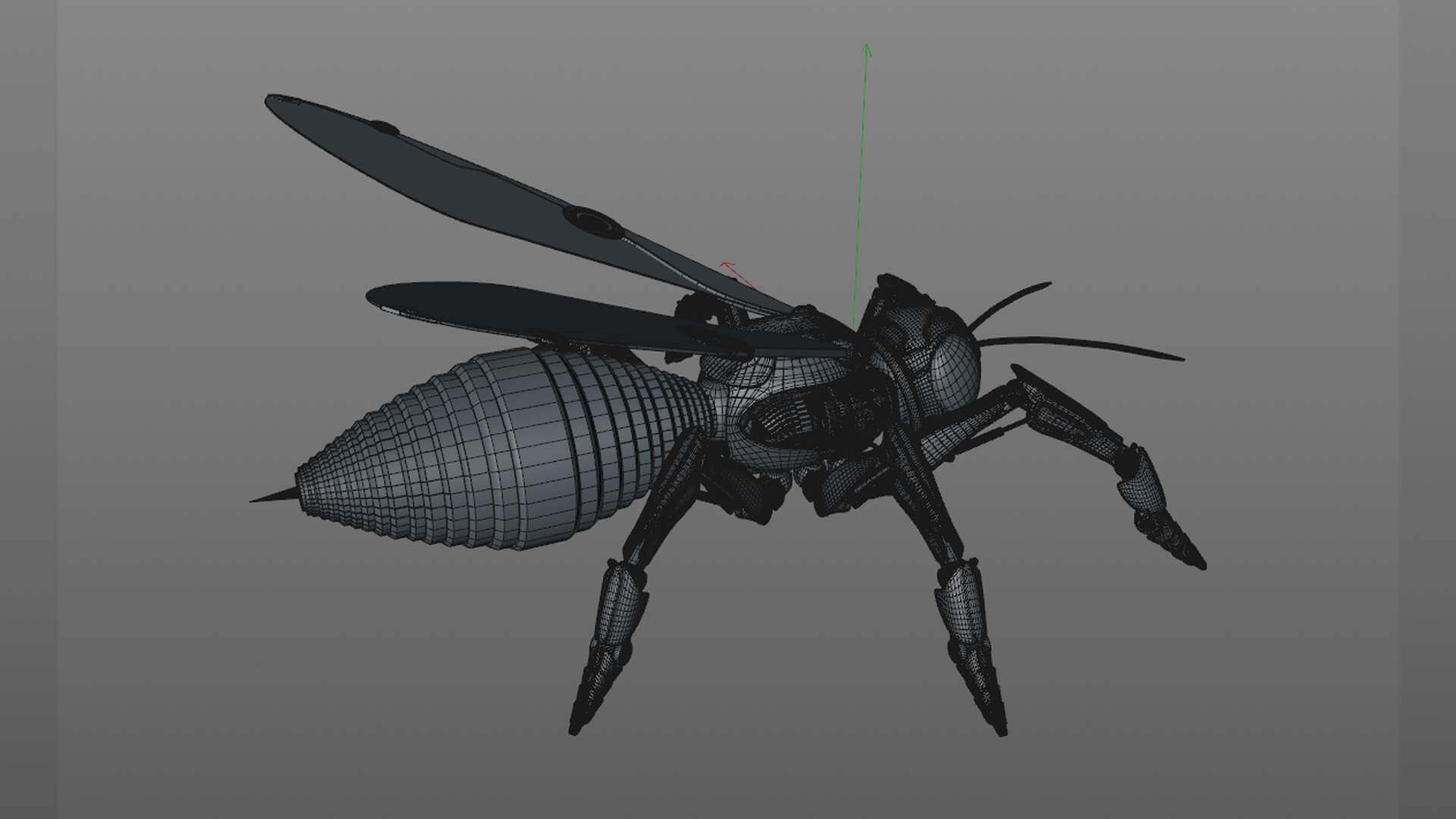 Robot Wasp insect - 3D Model by cat007