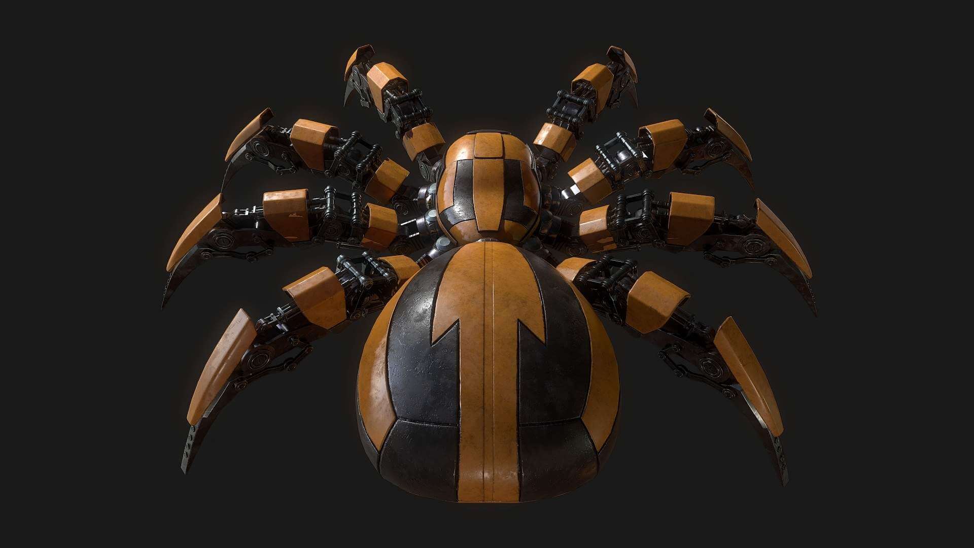 Spider Robot - 3D Model by cat007