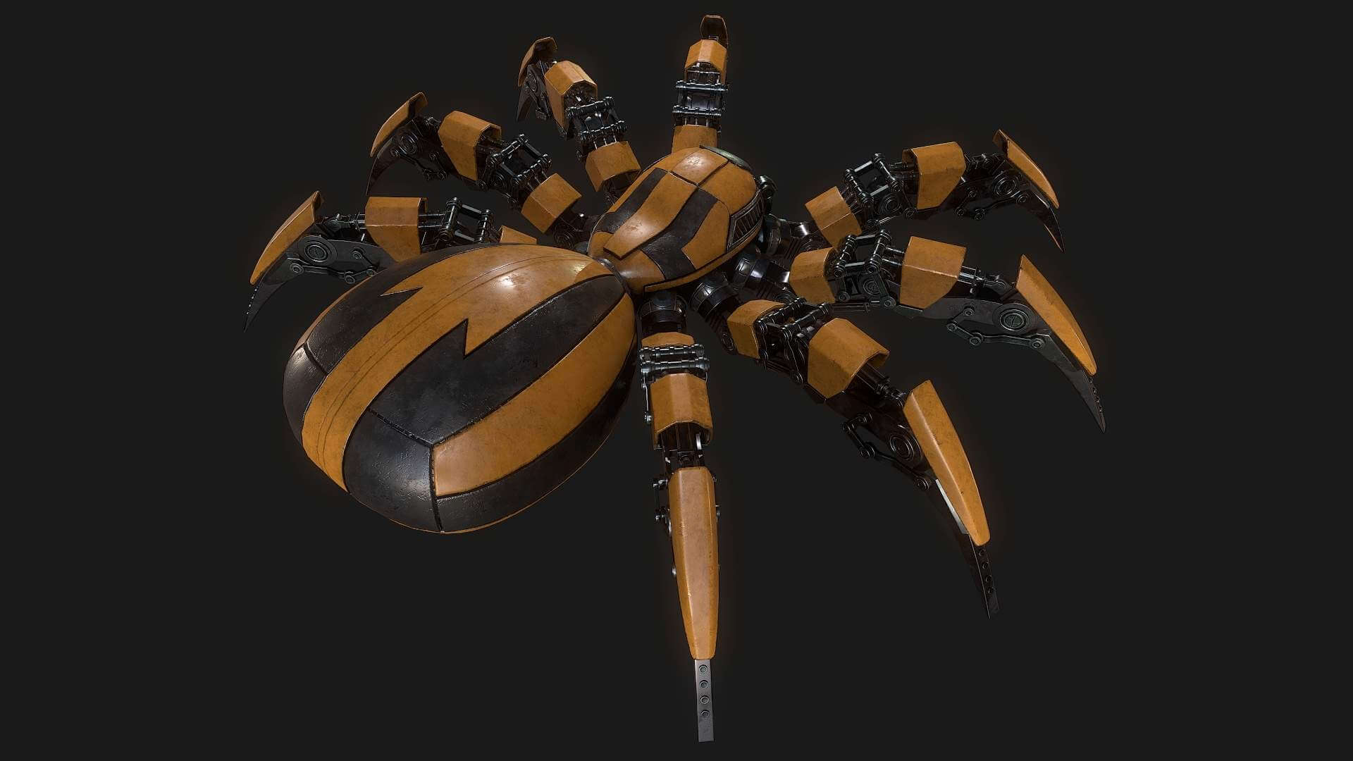 Spider Robot - 3D Model by cat007