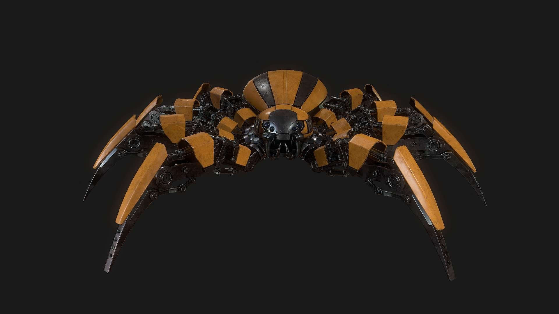 Spider Robot - 3D Model by cat007