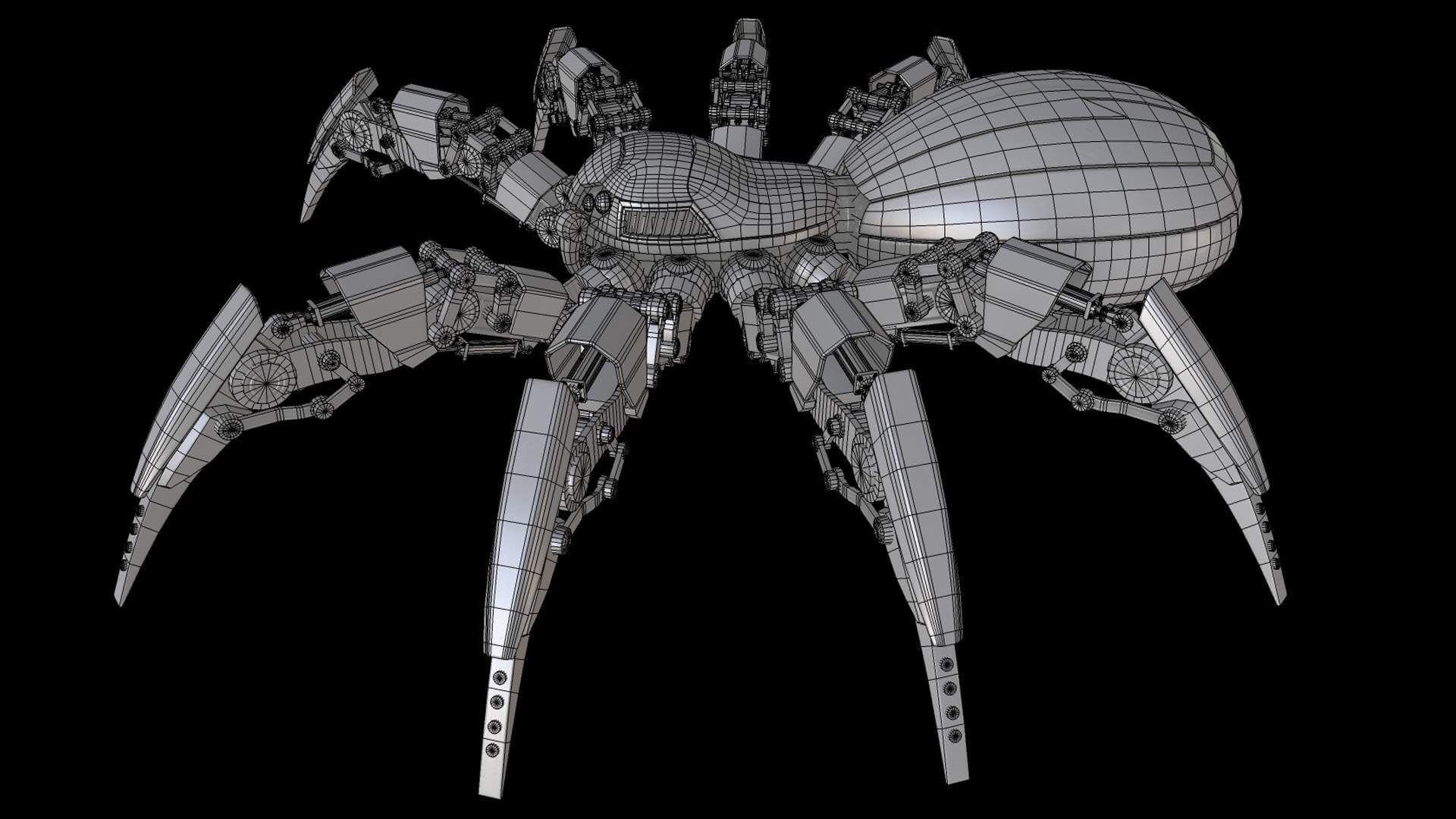 Spider Robot - 3D Model by cat007
