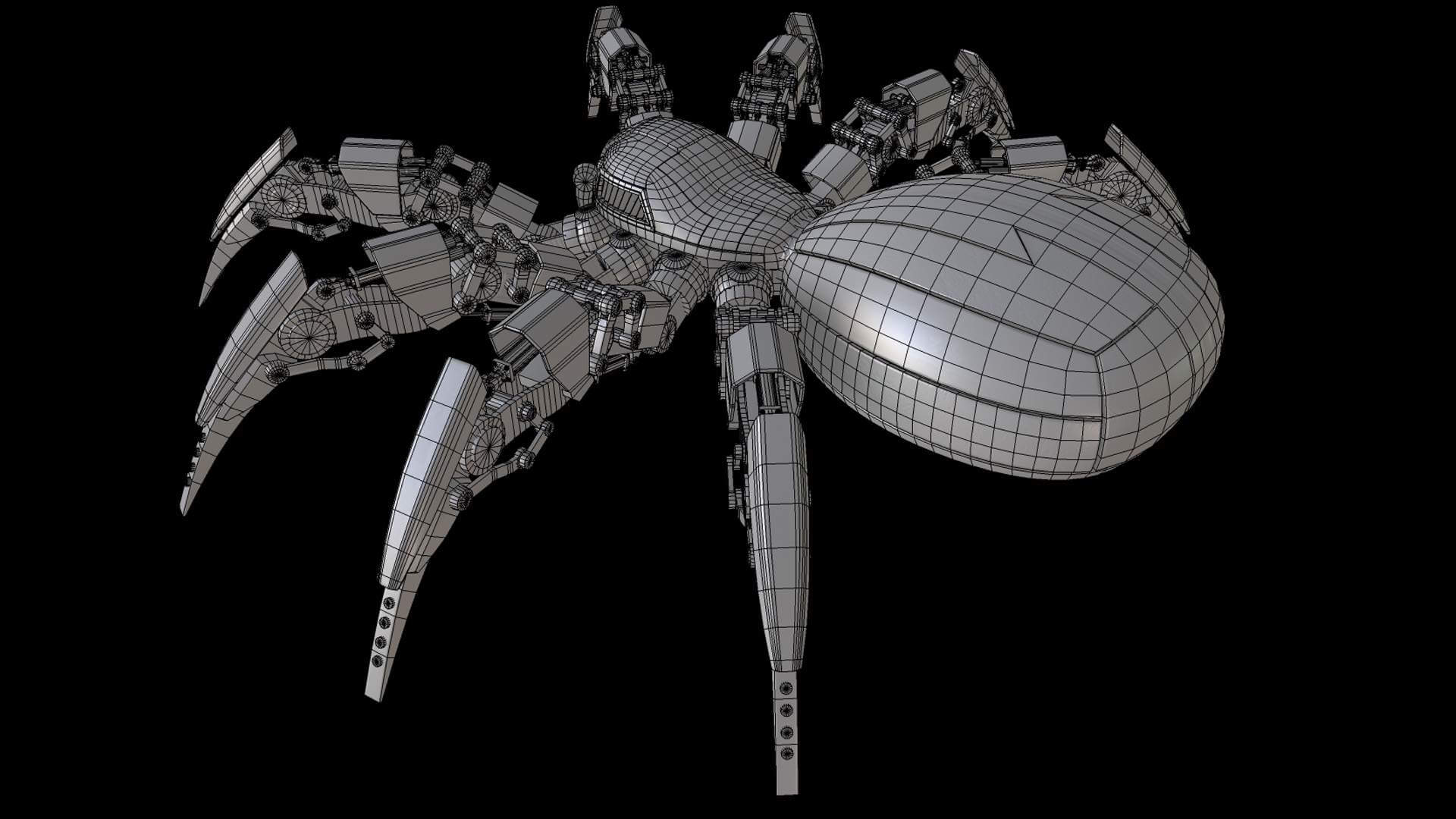 Spider Robot - 3D Model by cat007