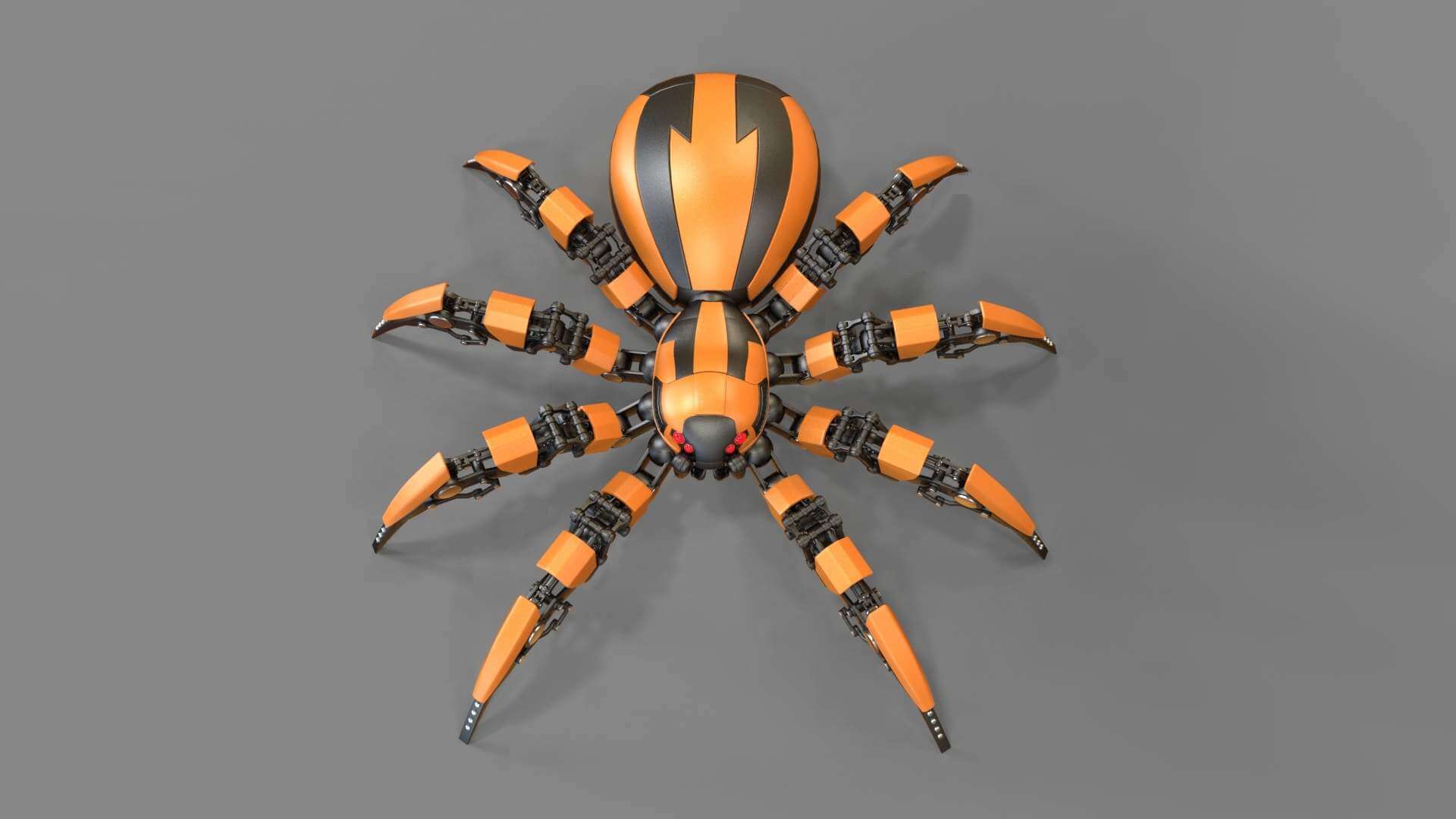 Spider Robot - 3D Model by cat007