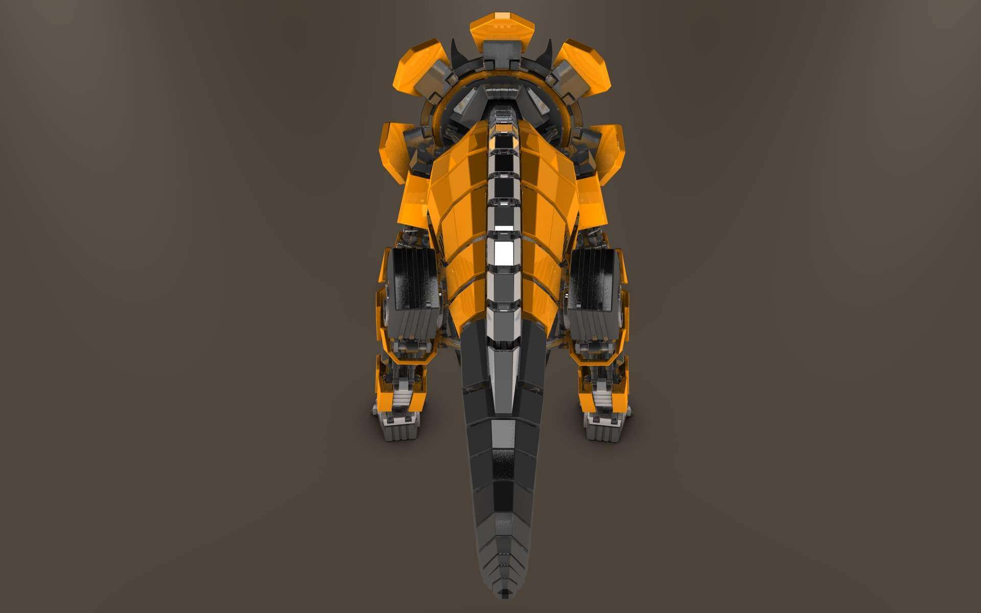 Triceratops Robot - 3D Model by cat007