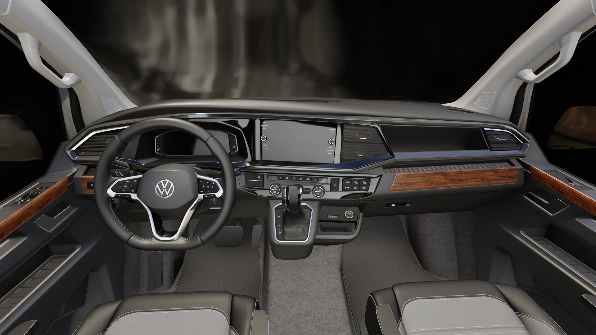 Volkswagen Caravelle Comfortline L2 - 3D Model by cat007