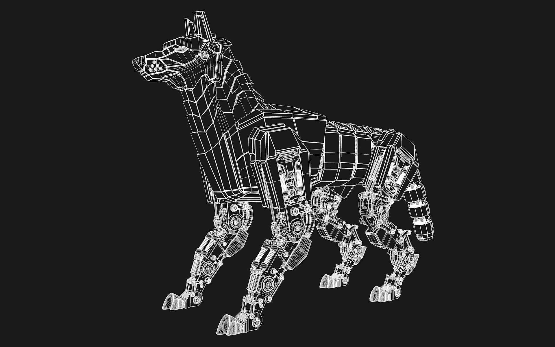 Wolf Robot - 3D Model by cat007