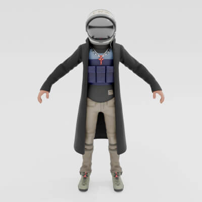Astro Jack - Fortnite 3D Model by Catarifrangente