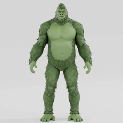 Beast Boy (Gorilla) - Fortnite 3D Model by Catarifrangente