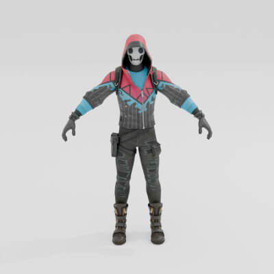 Bone Head - Fortnite 3D Model by Catarifrangente