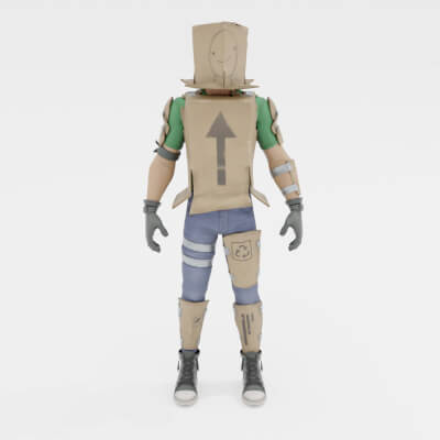 Boxer - Fortnite 3D Model by Catarifrangente