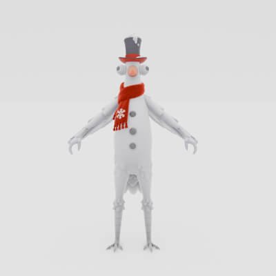 Flakey The Snowbird - Fortnite 3D Model by Catarifrangente